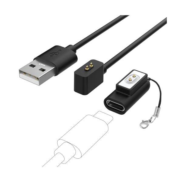 -/TypeAケーブル*1+TypeC変換アダプタ*1/-・Size:TypeAケーブル*1+TypeC変換アダプタ*1・「適用機種」　シャオミ Smart Band 10、Smart Band 9/Band 9 Pro/Band 9 Ac...