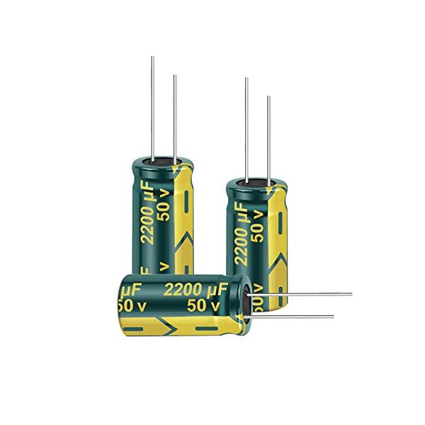 ・ 50V　2200μF ・・Size:50V　2200μF・種類：電解コンデンサ／静電容量：2200μF／定格電圧：50V・電解コンデンサの寸法：16X25mm・使用温度範囲：-40℃〜+105℃・静電容量許容差：±20％・105℃品電解...