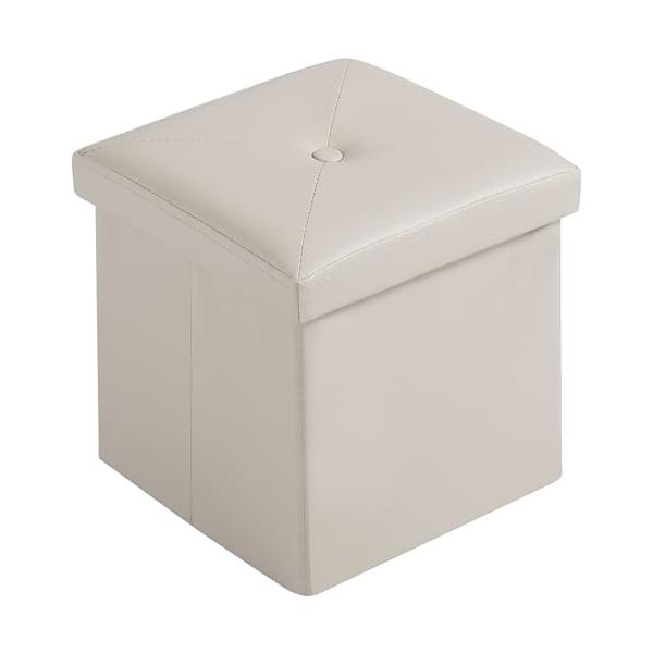 レザーベージュ/奥行き 30cm × 幅 30cm x 高さ 30cm/KHD-OB04-BGE-30-01・Size:奥行き 30cm × 幅 30cm x 高さ 30cmColor:ベージュ・パッケージ個数:1・商品仕様サイズ：幅30x...