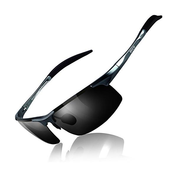 ヴィンテージガンメタルフレームグレーレンズ/特大/8177・Color:ガンメタルフレームグレーレンズ・??TAC 偏光 レンズ：UV400保護コーティングは、有害なUVA&amp;UVB光線を100%塞ぎます。視覚的に、真実の色を復元し、...