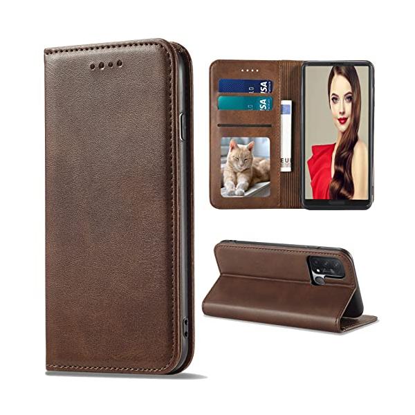 手帳型レトロブラウン/For OPPO Reno5 A/For OPPO Reno5 A・Size:For OPPO Reno5 AColor:レトロブラウン・対応機種: OPPO Reno5 A 用手帳型ケース・?素材改良本商品の外部カバ...