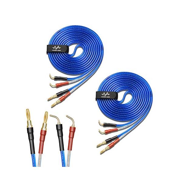 ・青 1.5m WX-SPCSA-3MBP2-1.5・・Size:1.5m・針プラグ／ピンプラグ（プッシュ式スピーカーターミナル用プラグ） ⇔ バナナプラグ仕様が登場！・バナナプラグやYラグ/スペードラグが使えないプッシュ式ターミナルもこれ...