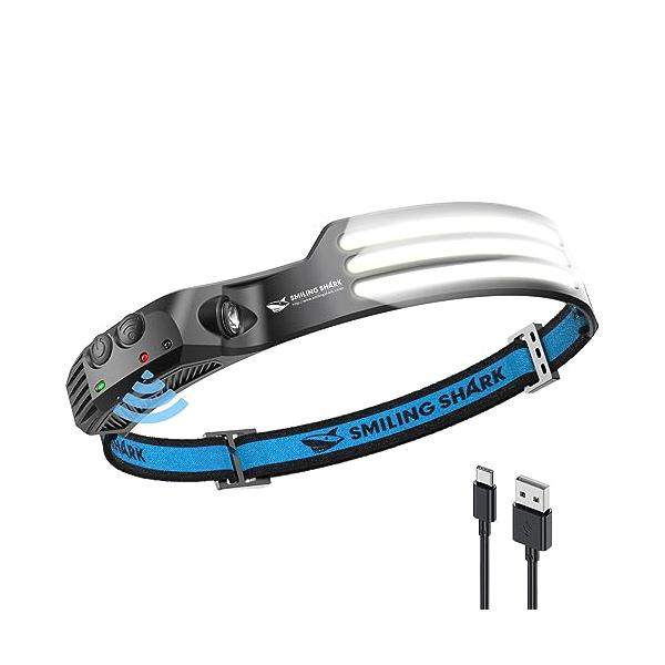 ホワイト/-/TD-0123・Color:ホワイト・複数の照明モード前面ランプには、高輝度投光器、中輝度投光器、高固定焦点投光器など、異なる4つの照射モードがあります・手を振ることで作動するモーション内蔵チップは、あなたの指示を感知して、い...