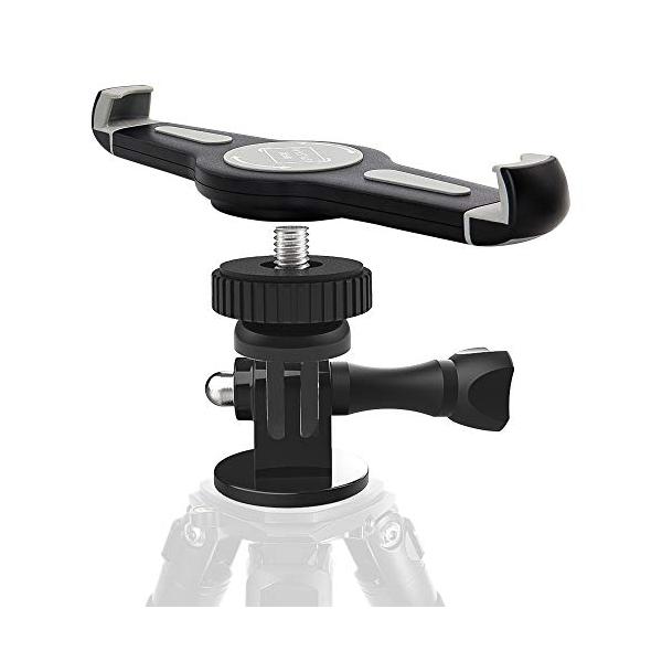 ブラック/（三脚アダプタ付き9.5-14.5インチ）/-・Size:（三脚アダプタ付き9.5-14.5インチ）・対応機種：iPad Pro  iPad Air  iPad 1 2 3 4  Galaxy  Nexus などすべて９.５-１４...