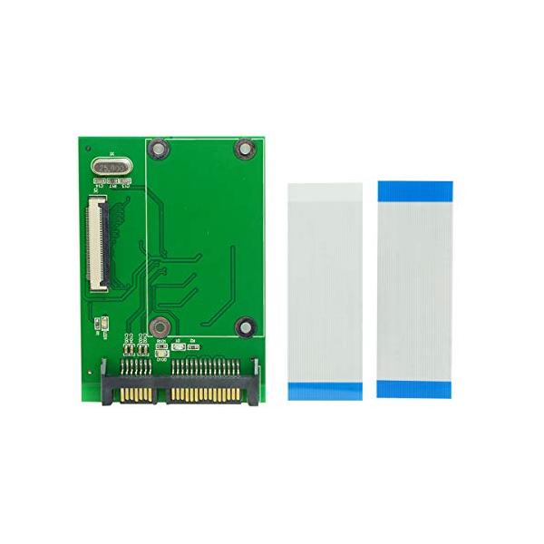 グリーン SATA to ZIF+CE (Type-1)。/-/SA-013・Color:グリーン SATA to ZIF+CE (Type-1)。・パッケージ個数:1・40ピン ZIF CE 1.8インチ SSD/HDD - SATAアダ...