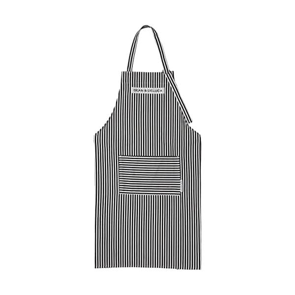 フルエプロンストライプ/縦81×横70cm/4580379230902・Color:ストライプ・パッケージ個数:1・胸当てのついたストライプ柄のエプロン。・身長によって長さを調整しやすい。・26×17cmの大きなポケットがフロントについてい...