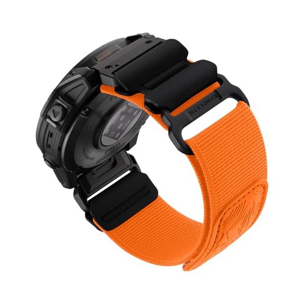 ミリタリー。オレンジ/L/B98EU-GMF22-DGX-Orange-L・Size:LColor:オレンジ・対応機種 ガーミン ベルト22mm 対応モデル：Fenix 8 &amp; 8 Pro 47mm/7/7 Pro/6/6 Pro/...
