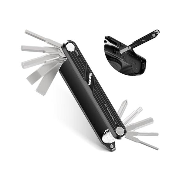ブラック/-/UA048B・Color:ブラック・パッケージ個数:1・10 in 1多彩なカメラツールセット10 in 1 折りたたみツールセットがちょっとした修正や修理にいつでも対応でき、6種類の六角レンチ(2.0、2.5、3、4、5、3...