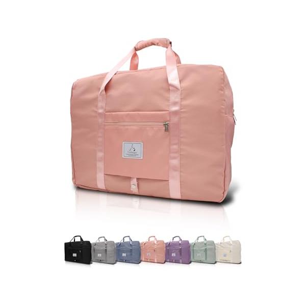 大容量　入院ピンク/機内持ち込み/BB-003・Color:ピンク・?大容量42L容量は42Lと超大容量！2泊3日の着替え＋お土産を楽々収納できる・?キャリーオンバッグスーツケースの取っ手に通せるので、スーツケースの上に乗せても安定感があり...