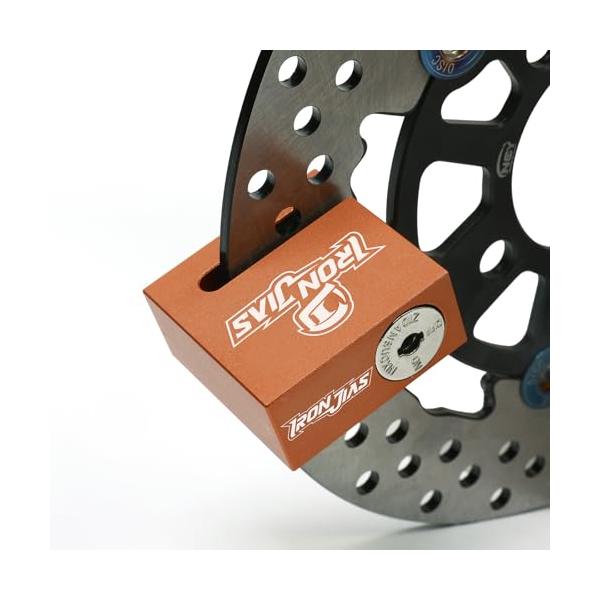 バイク ディスクロックイエロー/-/diesha・Color:イエロー・優れた盗難防止性能：ディスクロックは高度な盗難防止機能を搭載し、強固なセキュリティを提供します。アルミニウム製で軽量かつ耐久性が高く、防水、防錆、防塵機能も兼ね備えてお...