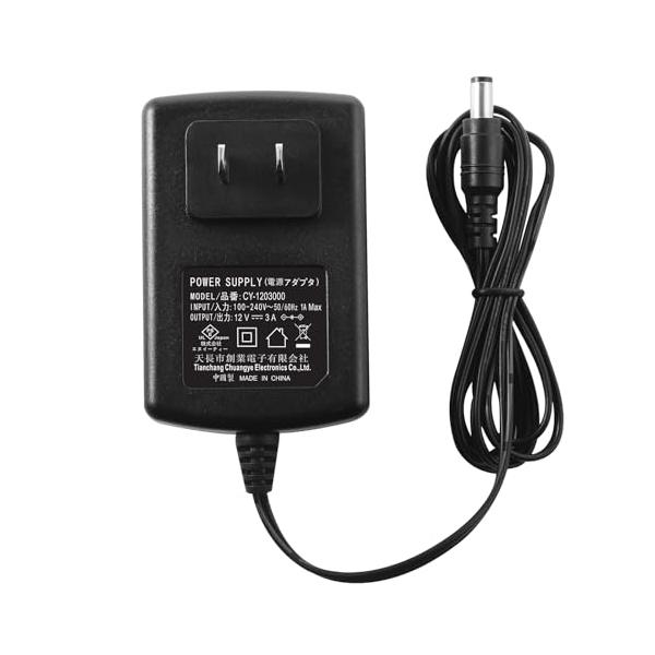 12V 3A/12V 3A/-・Size:12V 3A・パッケージ個数:1・入力電圧：100-240V 50/60Hz 1AMax DC 出力:12V 3A 36W・出力プラグ: 外径5.5mm*内径2.1mm ケーブルの長さ:120cm・...