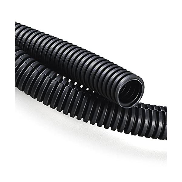 波型。黒/φ9-6m/-・Size:φ9-6mColor:黒・パッケージ個数:1・高い使用温度範囲:当社のケーブルチューブは-40℃ から125 ℃より低い使用温度範囲の他の製品より高品質で安全です。自動車、海事、工業、オフィス、家庭用の高...