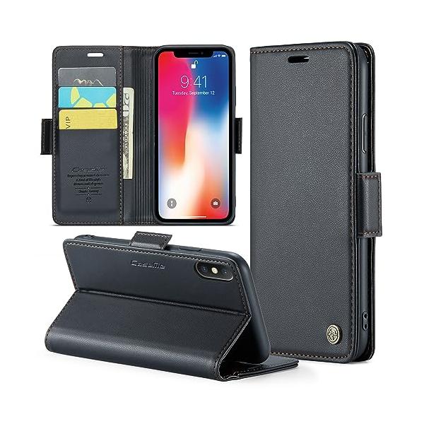 ブラック/Iphone XS Max/iPhone XS Max・Size:Iphone XS MaxColor:ブラック・対応機種iPhone XS Max（6.5″）専用手帳型ケース、手触りが良く、使い心地が快適で、長持ちする材料です。...