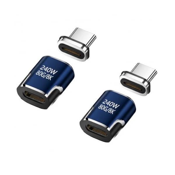 240W ブルー 2個/-/-・Color:240W ブルー 2個・超高速な40Gbpsデータ転送USB4.0を採用し、従来のUSB3.1に比べて10倍以上のデータ転送速度を実現。高速でスムーズな転送で、HD映像、音楽、画像、ファイルを瞬時...