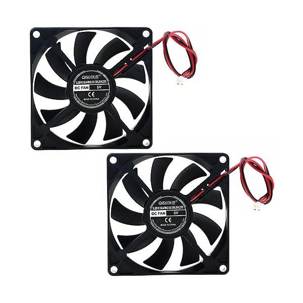 -/8015 DC 5V/-・Size:8015 DC 5V・スリーブベアリング・ファンの中央シャフトはスリーブのような構造内に包まれており、オイルや潤滑剤を使って回転を滑らかにします。・スリーブベアリング設計のメリットは動作中のノイズが比...