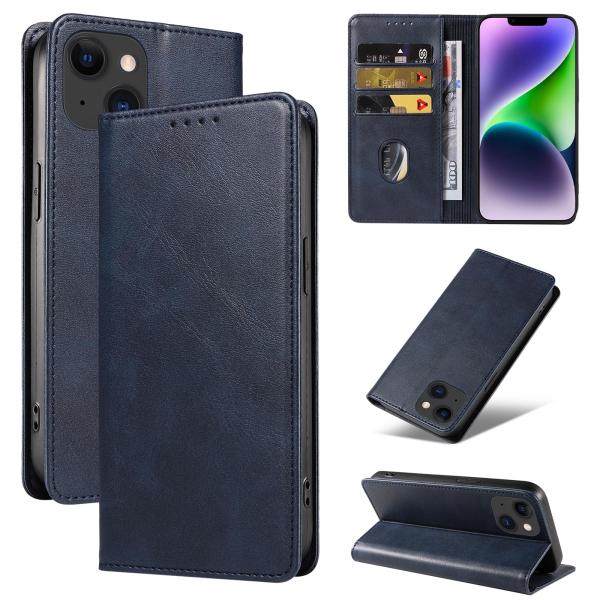 ・ネイビー iPhone14 iPhone・・Size:iPhone14Color:ネイビー・適用型番iPhone14 ケース 手帳型。★機種と画面サイズを確認して購入してください。・全面保護外部の保護ケースは上質な合皮(PU)合皮を採用し...