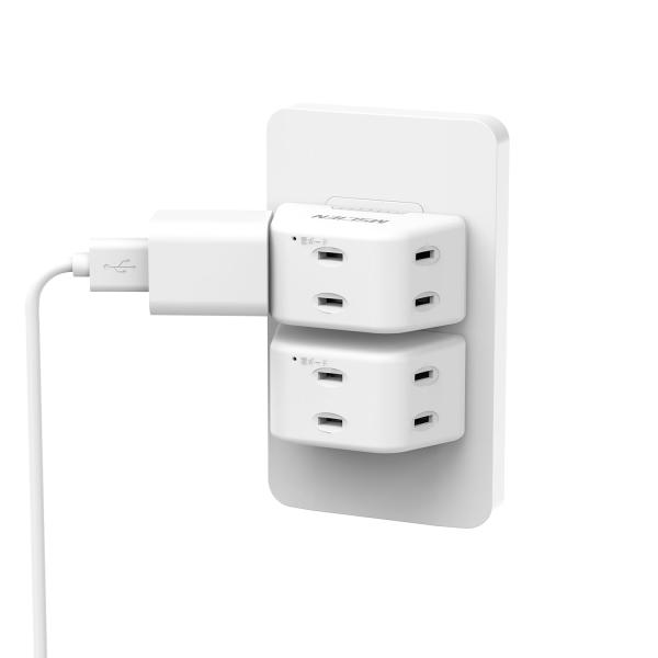 ・  YP28・二台六役単一のコンセントタップは3つのAC差込口を搭載しています。二つでワンセットになっています。2つの電源タップを同時に使用すると、6つのAC差込口が使用できます。小型軽量ですが、単一のタップは定格が合計1500Wまで、日...