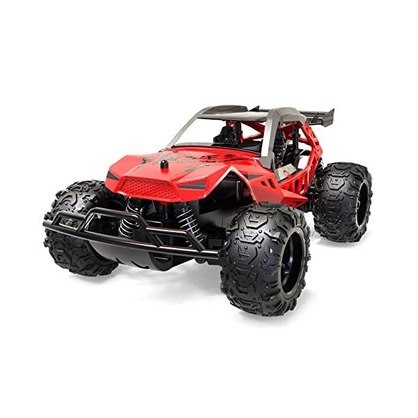 レッド/-/JP-DE9604E・Color:レッド・最大時速20km/h＆本格レーシング体験強力モーター搭載で、最大時速20km/hの疾走を実現。ゴムタイヤによる優れたグリップ力と迫力のある走行性能で、子供から大人まで本格的なラジコンカー...
