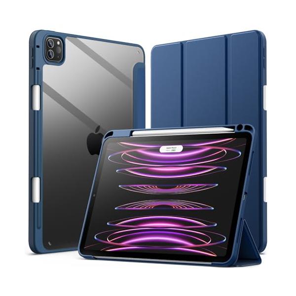 ネイビー/-/3112V・Color:ネイビー・[互換性] 注：iPad Pro 11インチ M4 (2024)には対応できません。iPad Pro 11インチ ケース(2022/2021/2020/2018モデル) 保護ケース 用の特別デ...