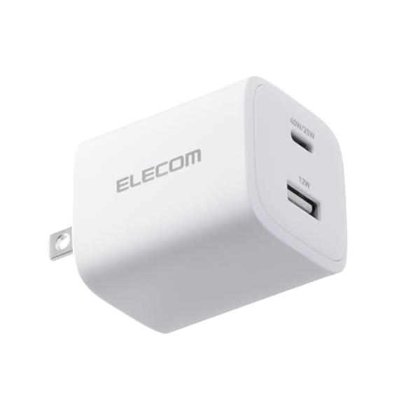 2)Type-C/USB-Aホワイト/-/EC-AC10740WH・Color:ホワイトStyle:2)Type-C/USB-APatternName:1)充電器のみ・パッケージ個数:1・USB Type-C(TM)ポートとUSB-Aポート...