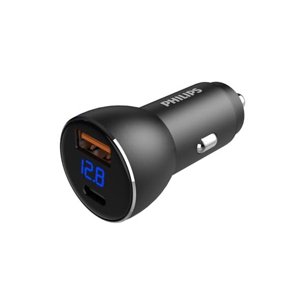 PD&amp;QC対応：USB-CポートはUSB PD規格による最大30Wの出力に、USB-AポートはQC規格による最大30Wの出力にそれぞれ対応します。ほとんどのUSB機器へ急速充電です。・二台同時充電：本シガーソケットはUSB-Cポート...