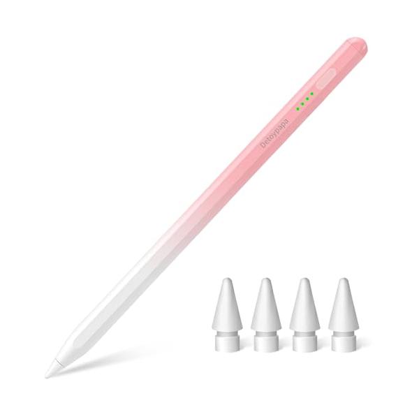 グラデーションピンク/-/DZTCB008PPK・Color:グラデーションピンク・iPad 2018-2025年モデルに対応Detoypapaのタッチペンは、以下のiPadモデルと互換性があります：iPad 第11世代/第10世代/第9世...