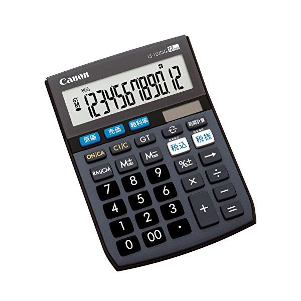 商売計算機能付グレー/-/LS-122TSG SOB・パッケージ個数:1・本体サイズ(奥行×幅×高さ):148mm×107.5mm×31mm・本体重量(電池込み):132g・機能:時間計算、税計算、商売計算、3桁位取り、早打ち機能、2メモリ...