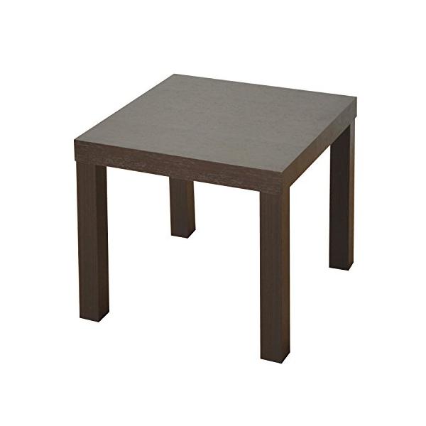 センターテーブル・ブラウン 幅45×奥行45×高さ37cm ET-4545(DBR)S*・・Color:ブラウンStyle:センターテーブル・内寸:幅35×奥行35×高さ32cm・重量4kg・耐荷重30kg・原産国:中国