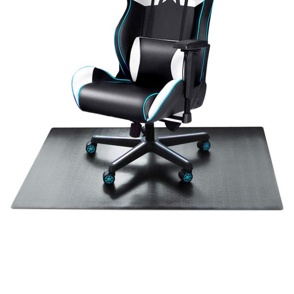 床保護マットブラック/120*90cm/-・Size:120*90cmColor:ブラック・汚れとキズ防止：キャスター付きの椅子によって、床にキズをつけたり、足跡が残たり、床をへこませてしまう場合があります。床にに敷くと、デスクの足やイスの...