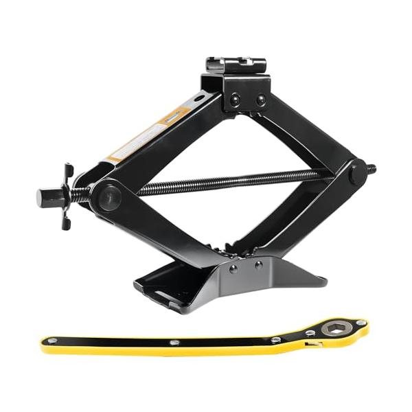 ブラック/3.0T/-・Size:3.0T・[耐荷重3T]パンタジャッキの最大荷重は3.0T、車用揚程100mm〜400mm。※商品を受け取った後、初めて使用する際は、ラチェットレンチを使用して最初に持ち上げると、より楽に作業ができます。ご...