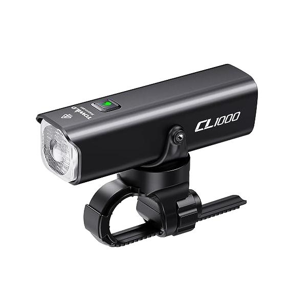 TOWILD CL1000 自転車ライト USB-C充電式 1000ルーメン 防眩レンズ搭載
