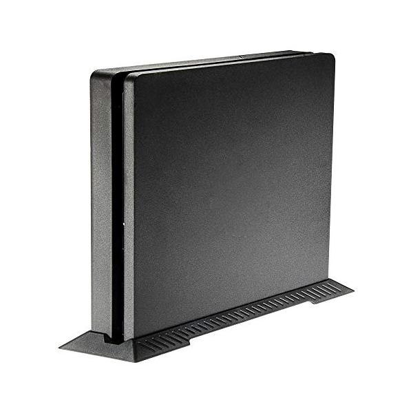 ・Slimコンソールに対応用スタンドブラック  ・対応機種：ps4 Slimコンソールのみ対応でき、放熱機能を備えています。他のコンソールには対応できません。購入する前にごチェックお願いいたします。・スタイリッシュなデザイン：この縦式のスタ...