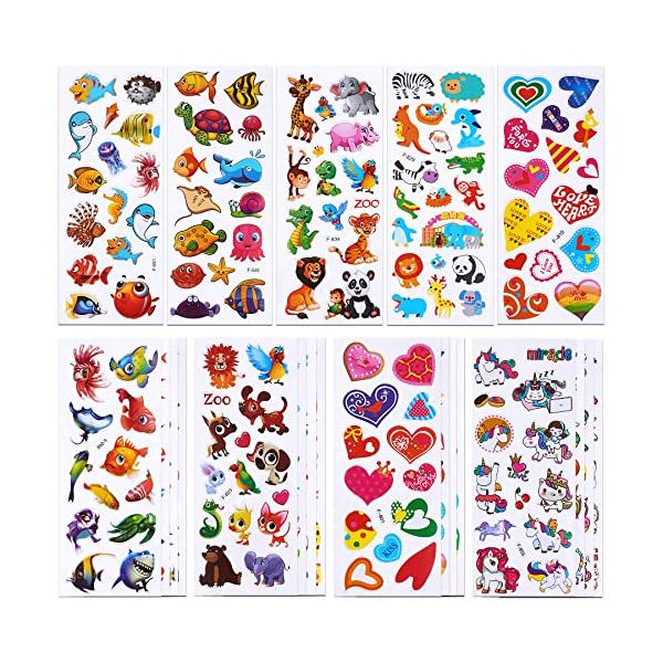 海洋生物と動物心柄マルチカラー/-/-・Style:海洋生物と動物心柄・パッケージ個数:48・大量パッケージには48シートのぷくぷくシール、各シートに10〜20片、約700片以上のシールがあります。シルエット シールにデザインされて、それぞ...