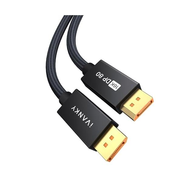 16K-80Gbps-/3m/VBC95・Style:16K-80GbpsSize:3m・最新のDisplayPortケーブルIVANKY 16K dpケーブルはDP2.1規格に準拠で、16K@60Hz、10K@60Hz、8K@120Hz、...
