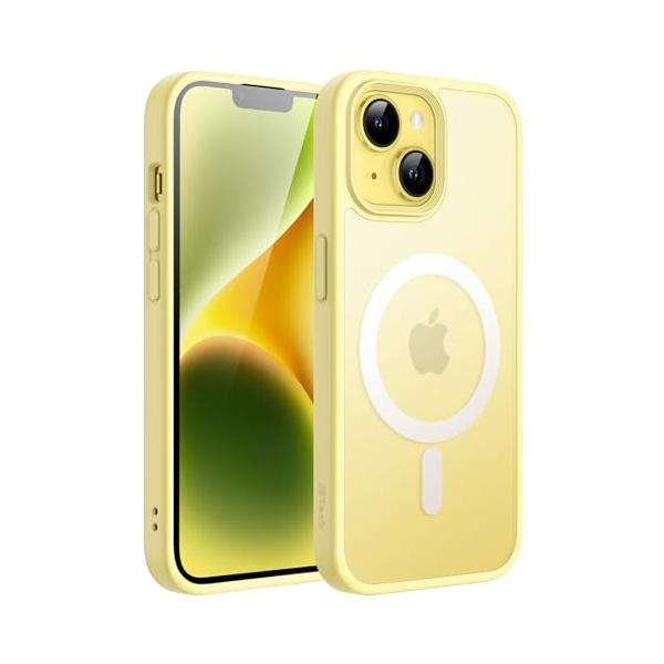 イエロー/-/3970M・Color:イエロー・[超マグネット吸着] 磁力で充電器に強力吸着。一度スナップすると、決して滑ることはありません。ウォレット、リングホルダー、パワー バンクなど、すべてのMagSafeアクセサリと互換性があります...