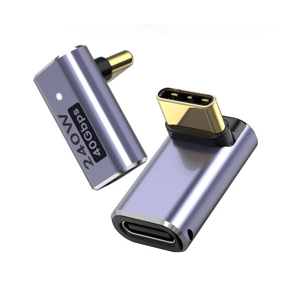 L字型-/2個/-・Size:2個Style:L字型・折り曲げな便利なL字アダプターUSB-C オスからメスに変換するL字アダプターは、90度折り曲げな設計を採用しており、ケーブルの抜き差しが簡単で便利です。ケーブルの過度な折り曲げや断線を...