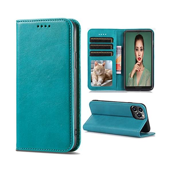 手帳型ターコイズ/For iPhone 13 Pro/For iPhone 13 Pro・Size:For iPhone 13 ProColor:ターコイズ・対応機種: iPhone 13 Pro 用手帳型ケース (6.1 インチ対応）・?...