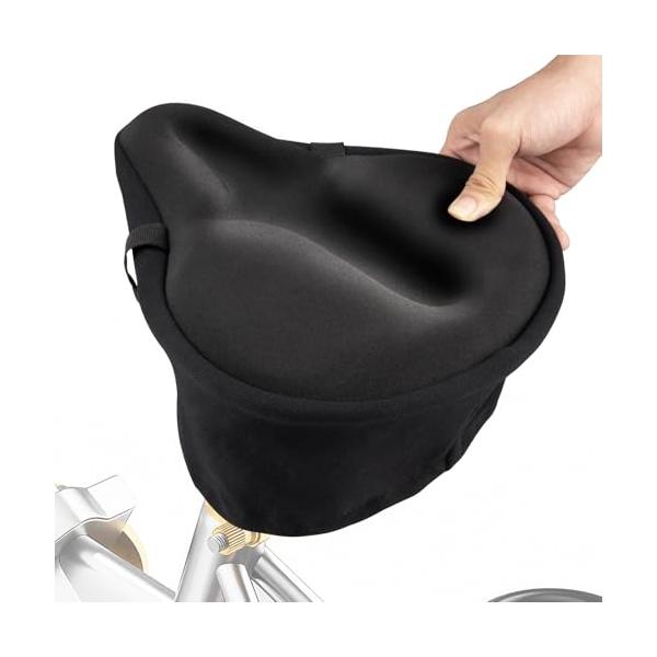 ブラック/-/-・痛み解消の柔らかクッション性能 低反発の高クッション性 3D 素材を採用し、地面からの衝撃を効果的に吸収。超肉厚の記憶スポンジとシリカゲルを内蔵し、柔らかい着座感を実現するため、長時間や長距離のサイクリングでもお尻の痛みを...