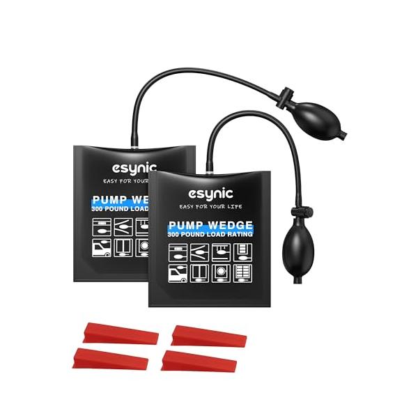 エアジャッキ-/-/ESY202・パッケージ個数:1・???エアーウェッジeSynic エアージャッキは、自動車用インフレータブルエアウェッジ2個セットで、車のロックを解除し、ロック時にキーのロックを解除するために使用されます。窓・ドア・キ...