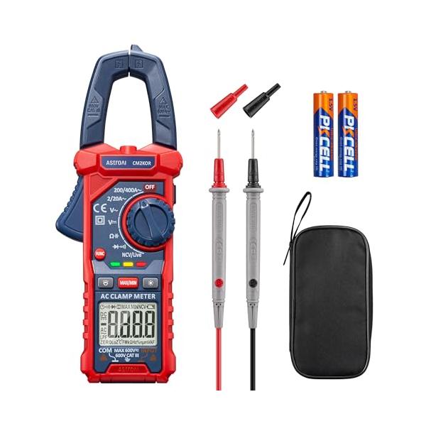 多機能赤/-/-・パッケージ個数:1・一握りで測れる AstroAI クランプメーターはAC電流、AC/DC電圧、抵抗、導通テスト、ダイオード、静電容量の測定などに対応しております。特にAC電流に対しクランプを開いて測定な対象に付けるだけで...