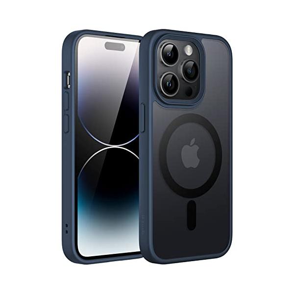 ストームブルー/iPhone 14 Pro Max 6.7インチ/3973C・Color:ストームブルー・パッケージ個数:1・[超マグネット吸着] 磁力で充電器に強力吸着。一度スナップすると、決して滑ることはありません。ウォレット、リングホ...