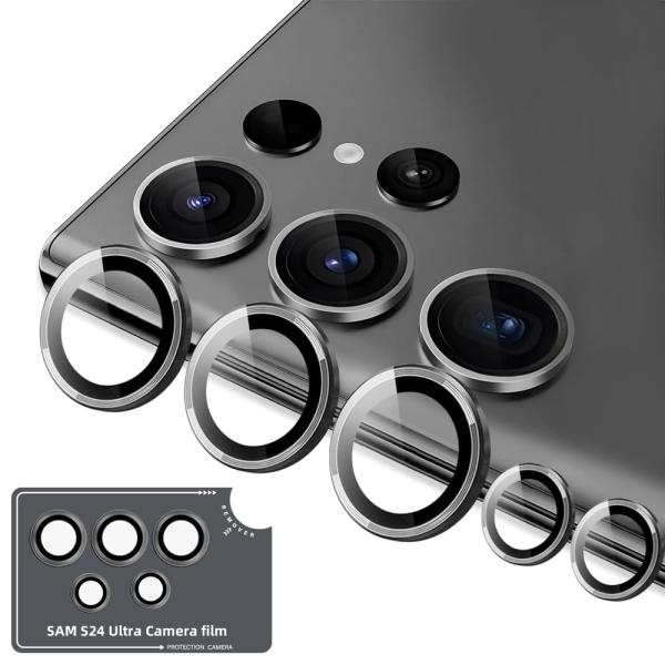 ・ブラック Galaxy S24 Ultra [独立型] ・・Color:ブラック・高級感漂う単体仕上げGalaxy S24 UltraカメラフィルムGalaxy S24 Ultra の独立型カメラために生まれた新作。フィルム全周はアルミ合...