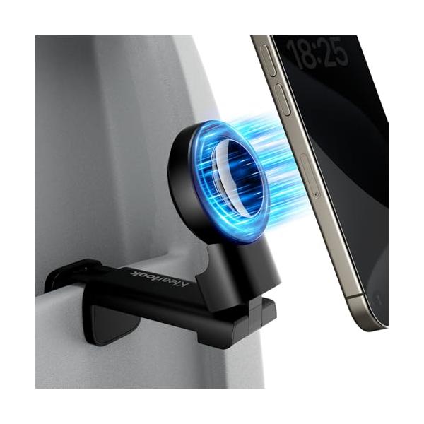 ブラック/-/KLTDST・Color:ブラック・?角度自由自在上部のスマホ固定用のクリップは360°回転で、後ろへ折れば360°まで開けます。場所によって好きな角度に変更し、スマホの縦置きも横置きも設置です。・?安定性抜群クランプ部には滑...