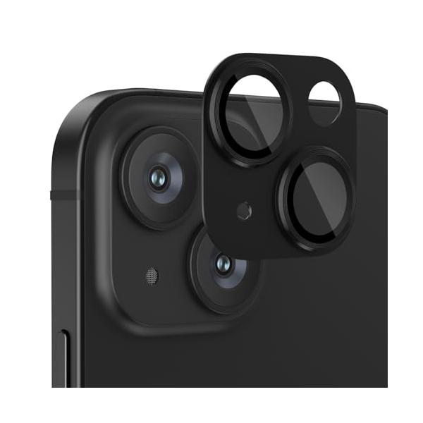 ブラック/iPhone 15 / 15 plus用/-・Color:ブラック・パッケージ個数:1・対応機種iPhone 15/ iPhone 15 Plus専用レンズカバー。四角い台座保護部分:アルミ合金 / レンズ保護部分:9H強化ガラス...