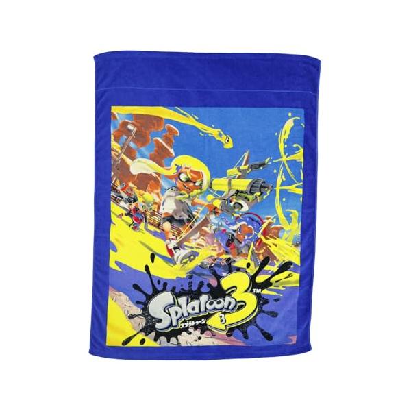 かわいい10 スプラトゥーン3/約85×115cm/4525003500・Color:10 スプラトゥーン3・パッケージ個数:1・サイズ:約H115×W85cm / 生産国:ベトナム社会主義共和国・組成:綿 / 仕様:シャーリング・染料プリ...
