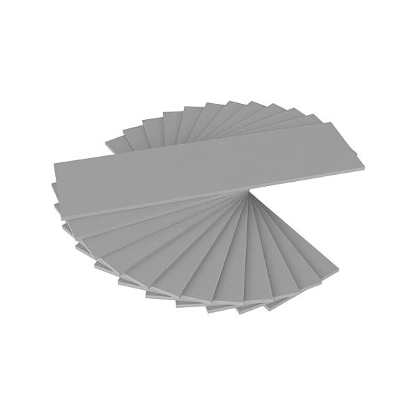 12個グレー/グレー-4個：20x67x0.5mm、20x67x1.0mm、20x67x1.5mm/-・Color:12個グレー・優れた熱伝導率：特別な熱シリカゲル製は熱伝導率6.0 W / mKです・優れた安全性と安定性：電気絶縁、-40...