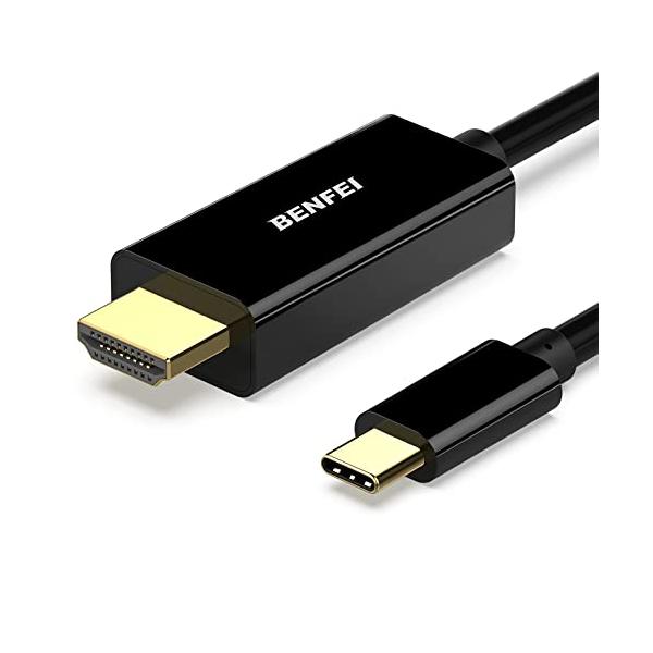 4K@30Hzブラック/0.9M/000120black-3f・Size:0.9MStyle:4K@30HzCustomerPackageType:1個・パッケージ個数:1・プラグアンドプレイ - USB-C ラップトップ (MacBook...