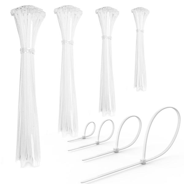 ・白 100/150/200/300mm (200本入) ・・Size:100/150/200/300mm (200本入)Color:白・アップグレードのナイロン素材Highwings 結束バンドは強力で改良されたナイロン66製で、耐紫外線...