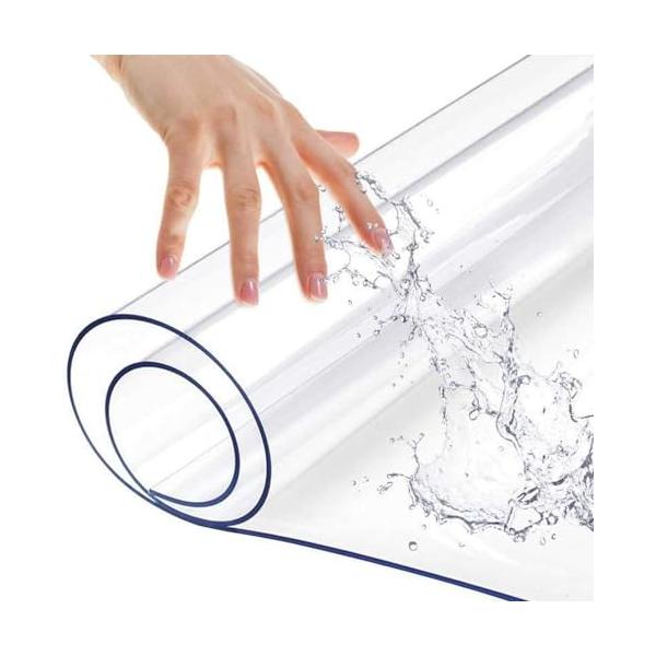 透明 1.5mm/50x80cm/-・Color:透明 1.5mmSize:50x80cm・商品仕様：カラー：クリア、素材：ソフトPVC、の透明両面テープ20枚付き、滑り止め加工対応。メーカー1年（初期不良対応）でご安心ください。万が一初期...