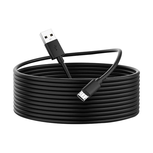 黒/5M-黒/OXZEEWEE-5M-USB-MicroUSB・Size:5M-黒・電源充電とデータ転送用の USB A から Micro USB への延長ケーブル。コードの長さ: 5 メートル。電源出力: 5V 2.1A。・高品質で耐久性...